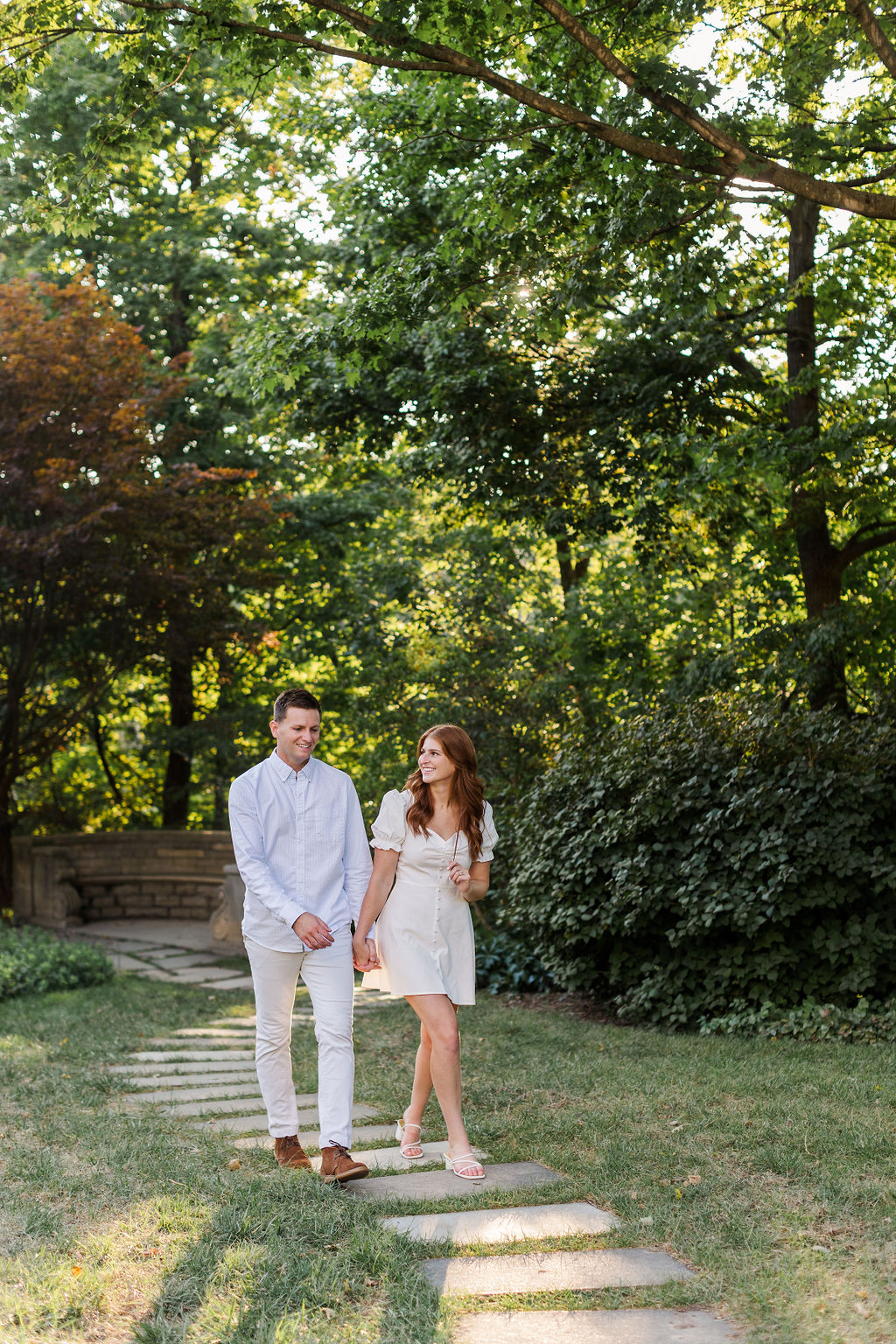 Lilly House and Gardens Engagement Photos - Jennifer Council Photography