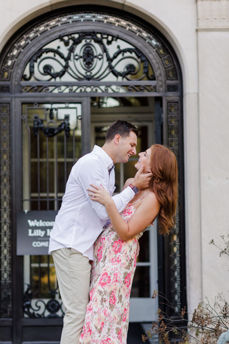 Lilly House and Gardens Engagement Photos - Jennifer Council Photography